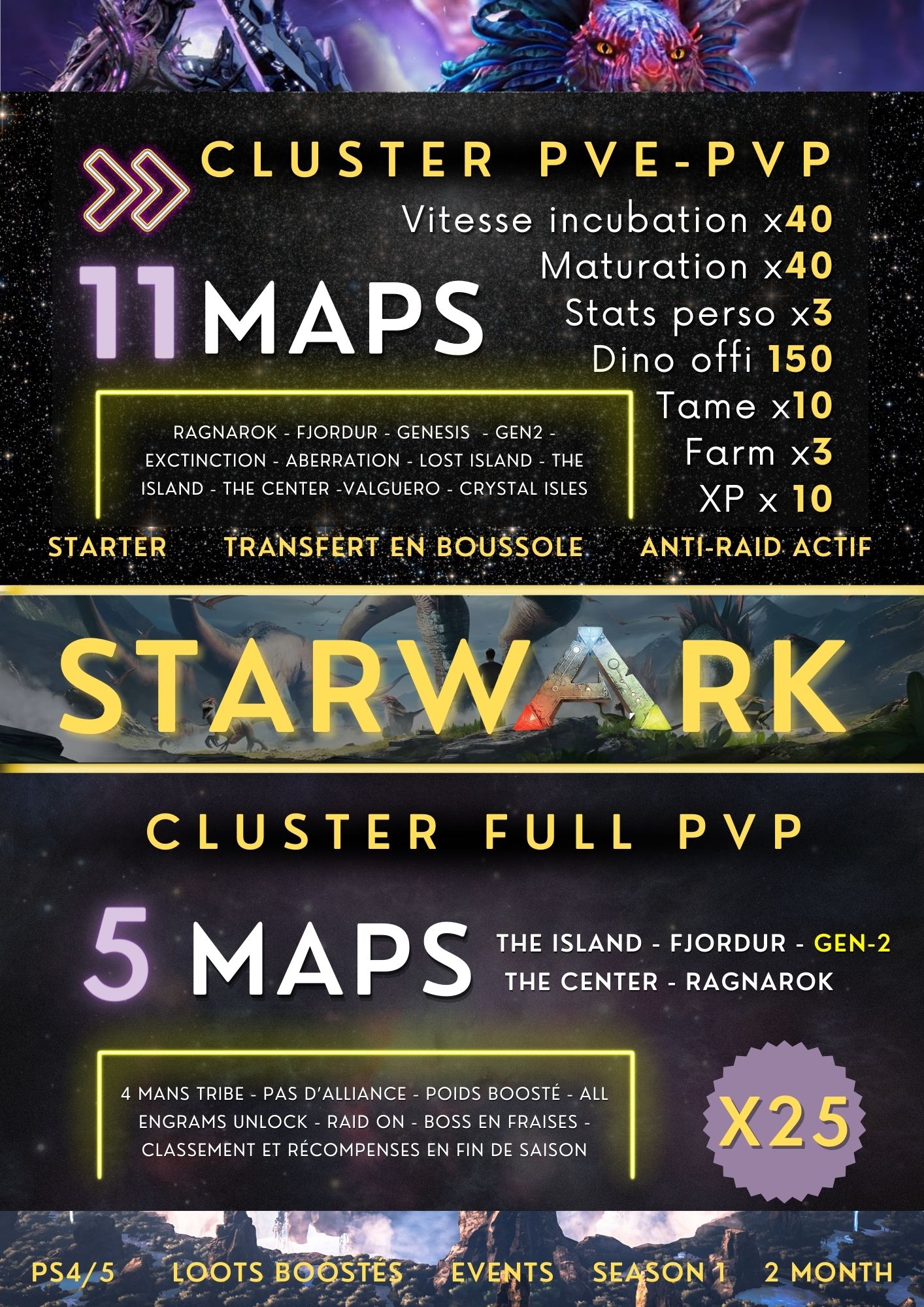 Starwark - Serveur ARK Survival Evolved